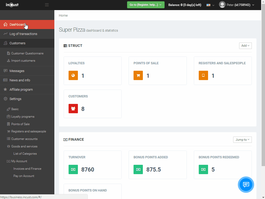 How to set up a bonus points program with different rates of crediting ...